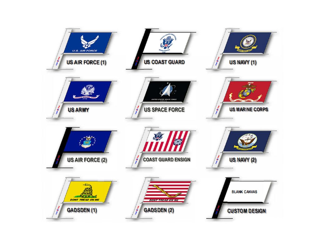30" SuperSport Solid | Fast-Flag Metal Boat Flags